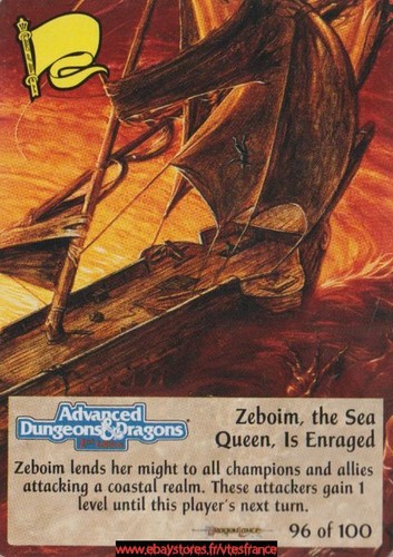 Zeboim, the Sea Queen, is Enraged #96 [Dragonlance] Spellfire ENG CCG ...
