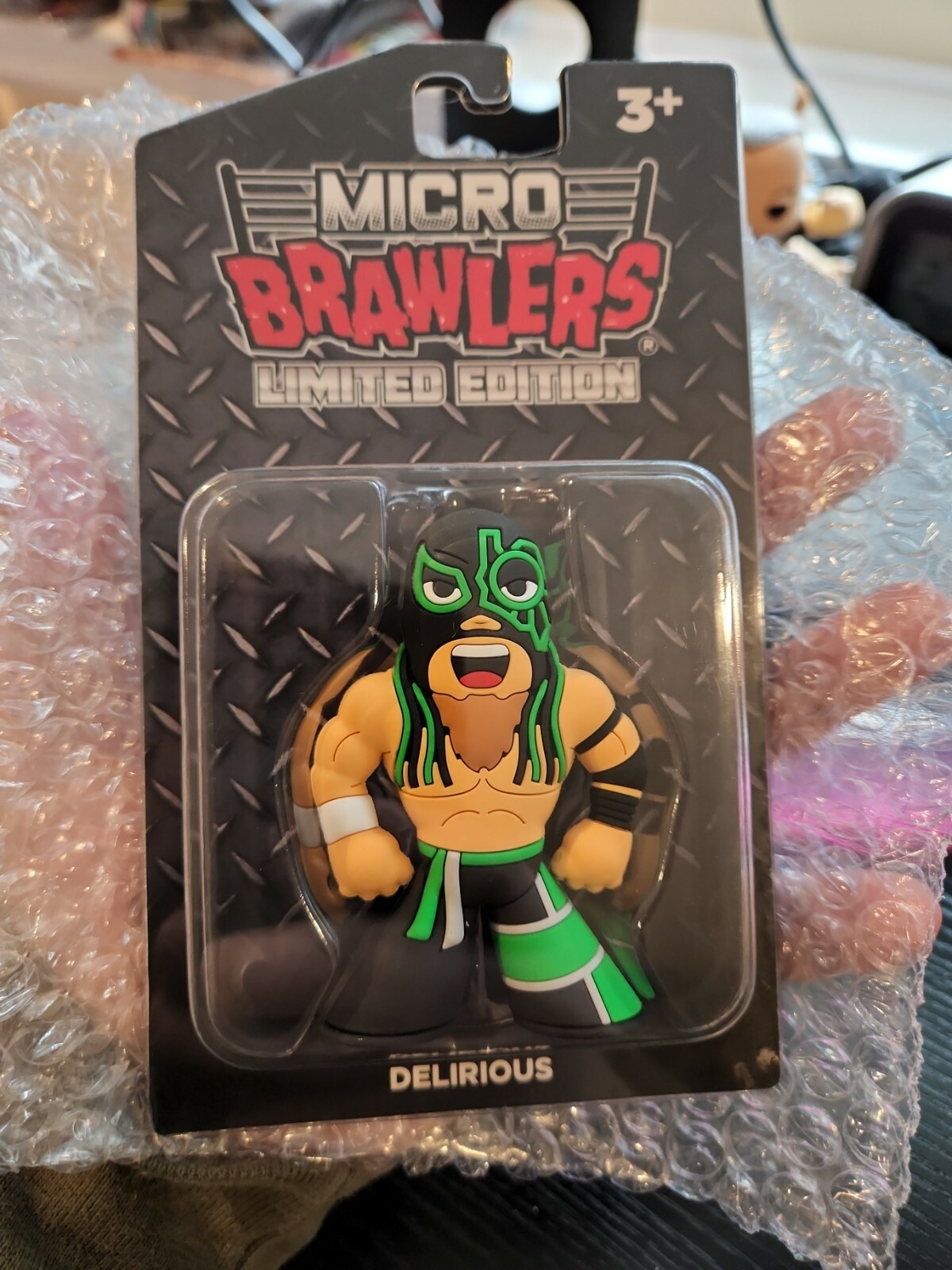 New Sealed Micro Brawlers Limited Edition Delirious ROH Wrestling MIB ...