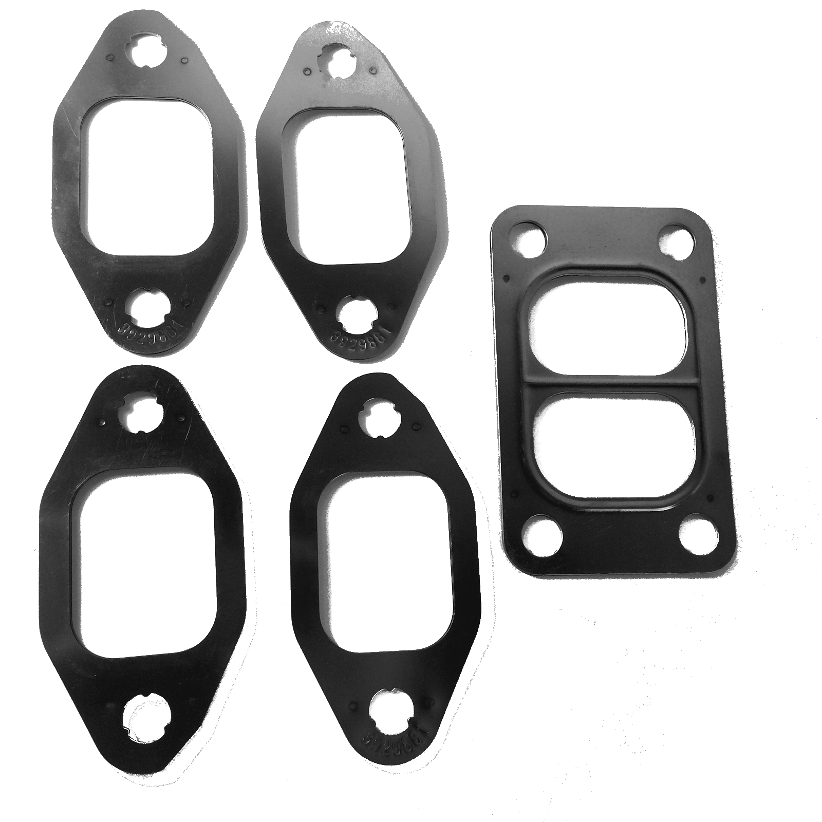 4BT Metal Gasket Set for Cummins Multilayer Steel Exhaust Manifold ...