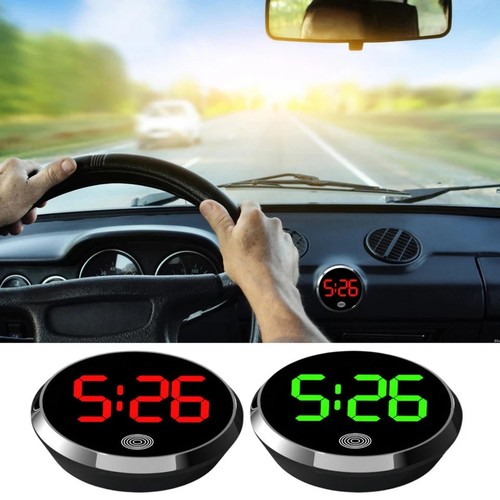 Car Dashboard Digital Clock Car Vent Clocks Watch Touch-Activated Time ...