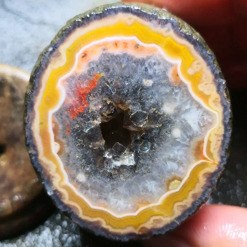 Rare Natural Warring States Red Agate Rough Geode Quartz Crystal ...