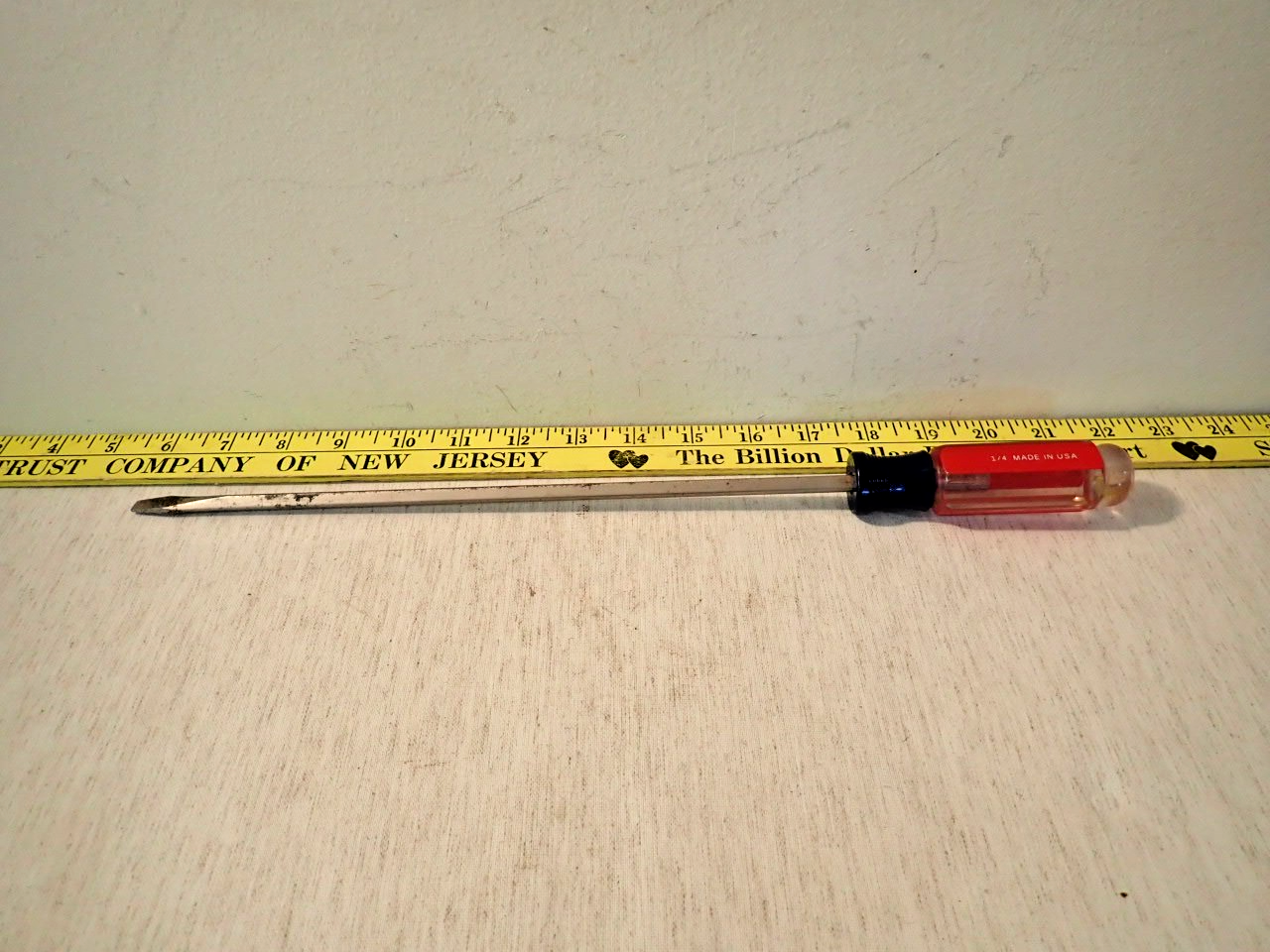 Vintage Craftsman 41585 V WF Slotted/Flathead 1/4" Screwdriver made in ...