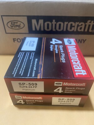 8Pcs OEM SP-509 HJFS-24FP Double PLATINUM Spark Plugs | eBay