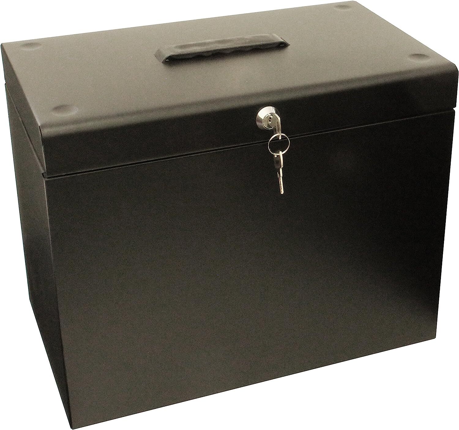 A4 File Filing Box Metal Home Office Storage Lockable Suspension Files ...