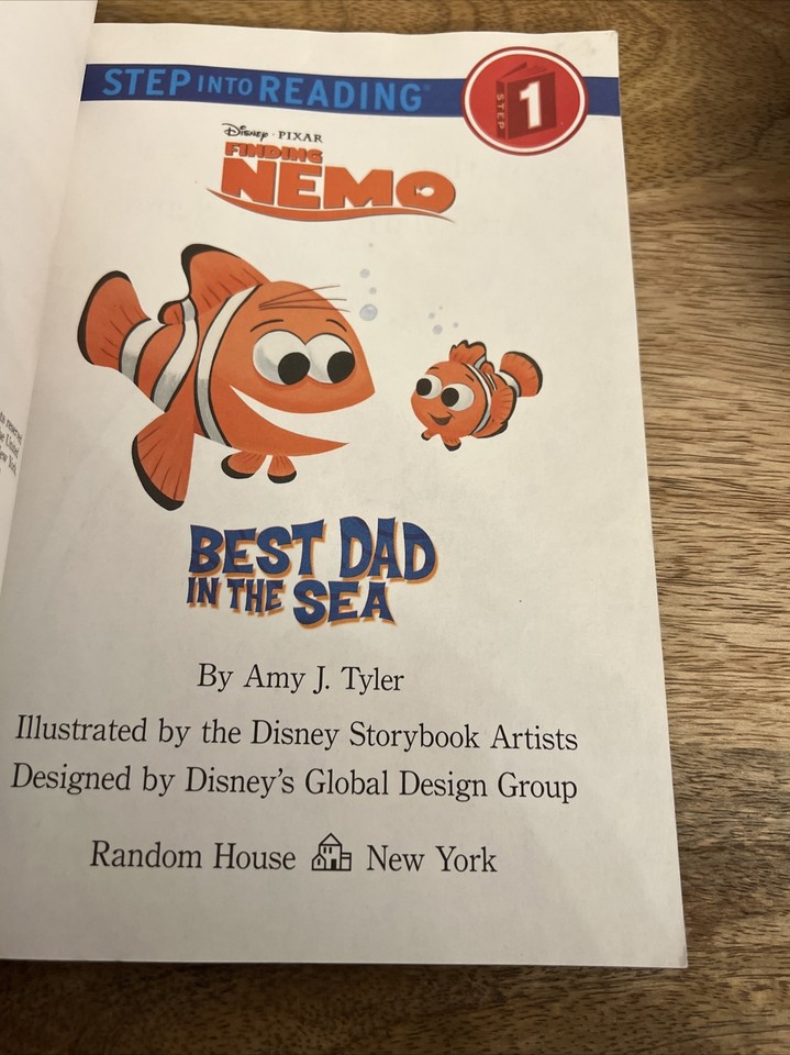Disney Pixar Finding Nemo Best Dad In The Sea Book 27778021310| eBay
