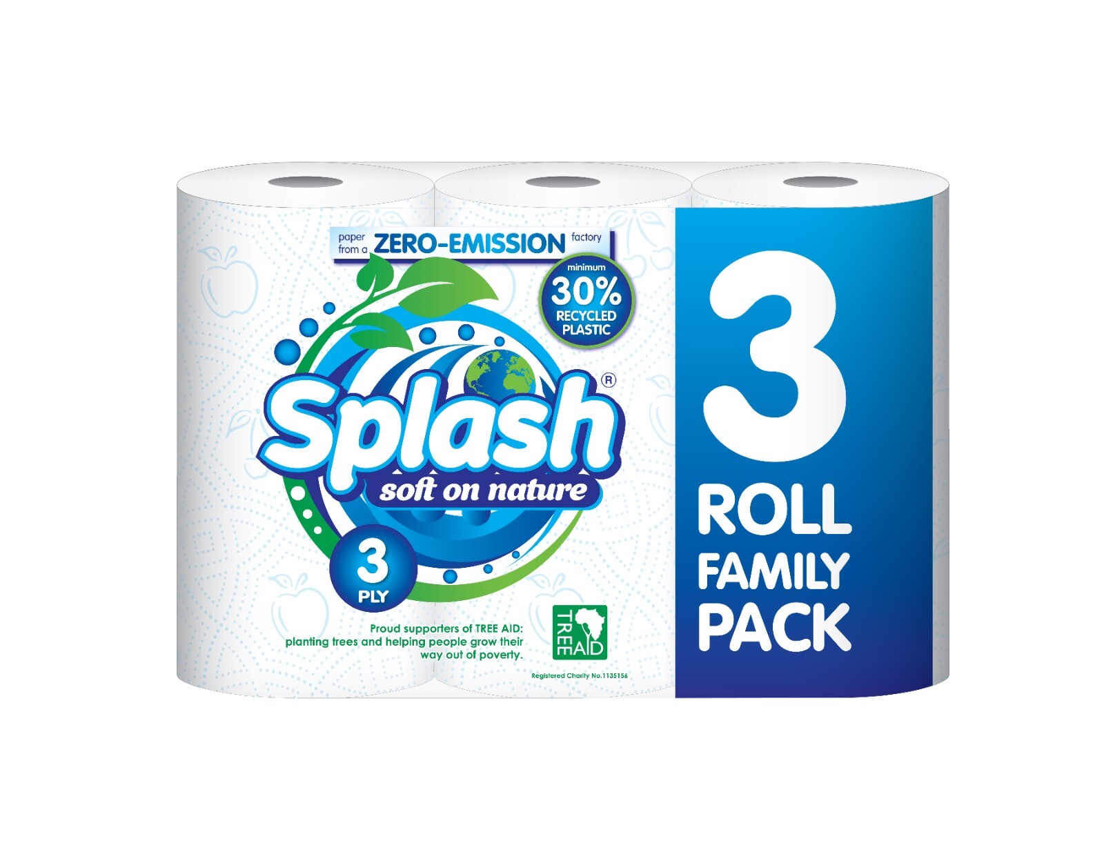 6 Splash X Large Kitchen Rolls Strong 3pack, 3PLY Towel Paper, like ...