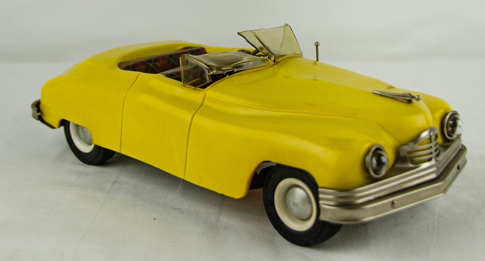 Vintage 1950s Conway CO Packard Convertible Wind Up Toy Model Car | eBay