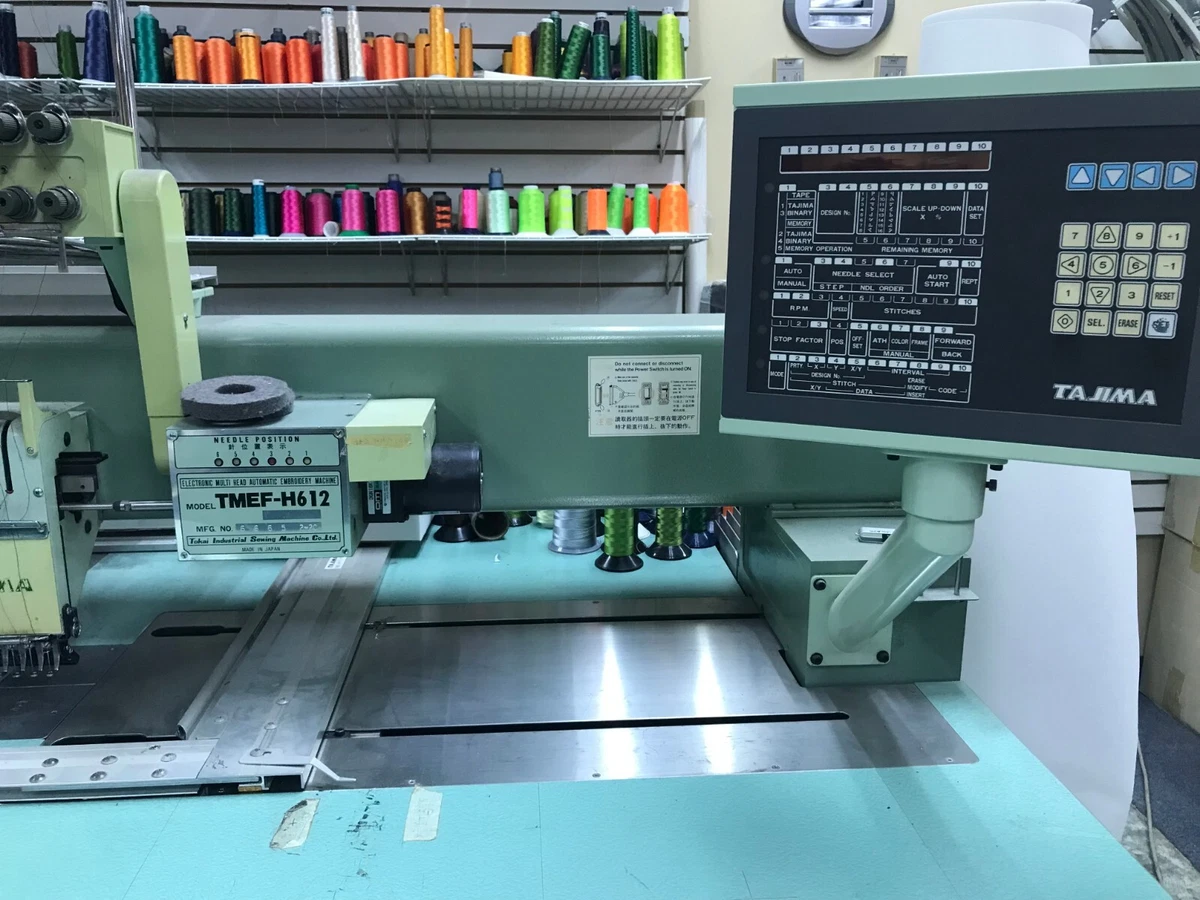 Tajima Embroidery Machine 12 Head