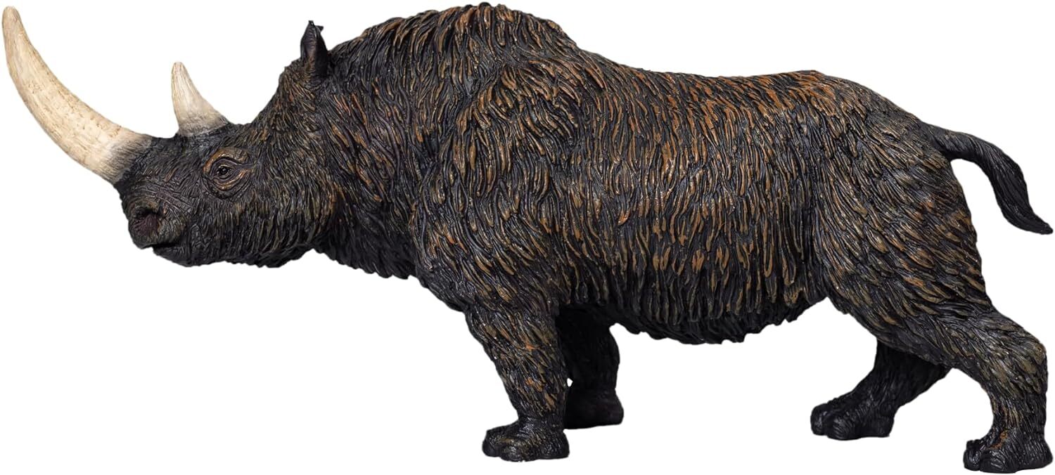 MOJO Woolly Rhino Prehistoric Animal Toy Figure Extinct Dinosaur for ...