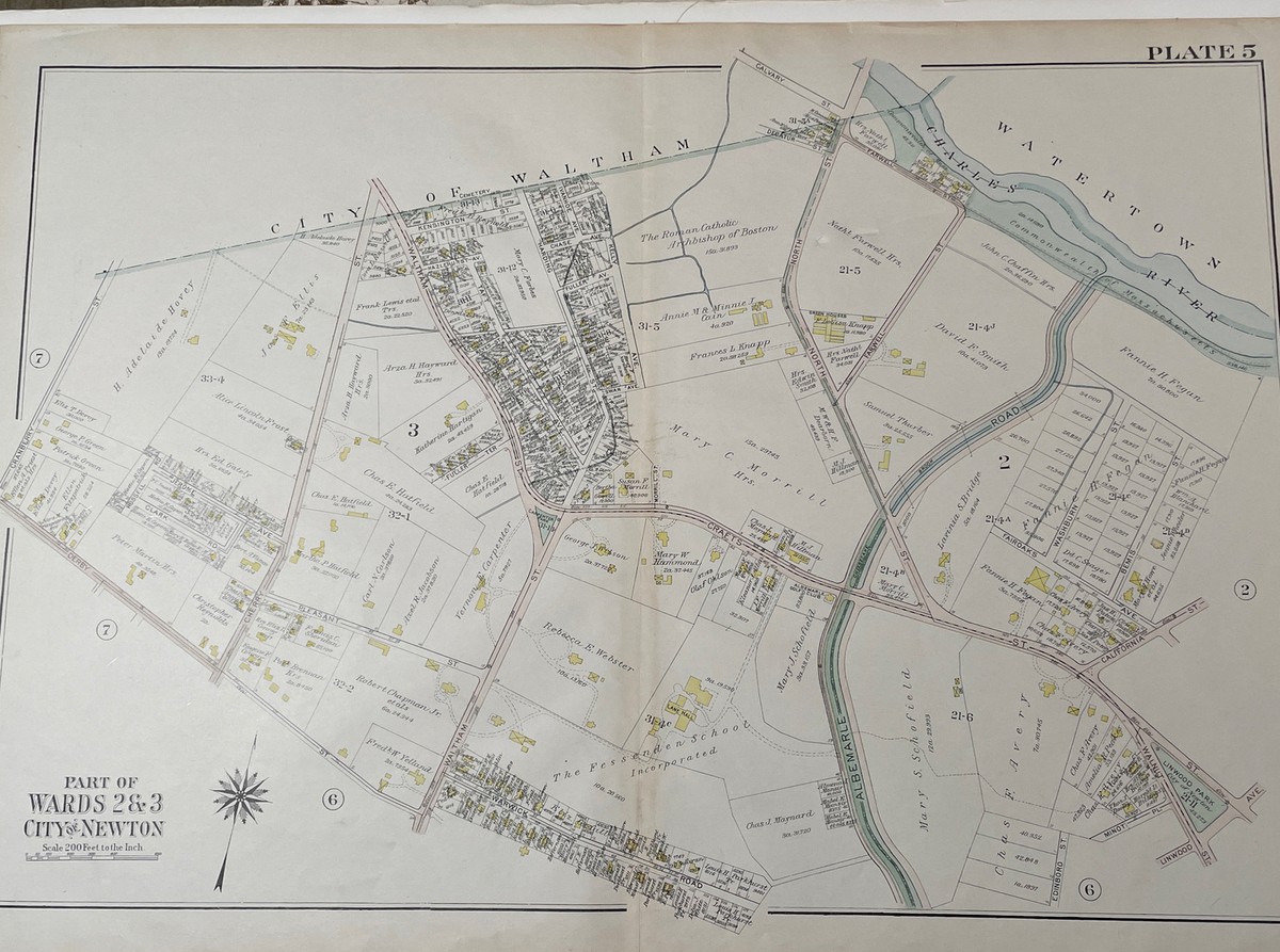 Newton Massachusetts Map
