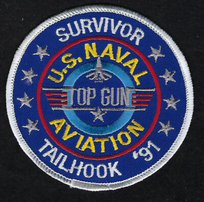 TAILHOOK 91 SURVIVOR HAT PATCH US Navy NFWS TOP GUN PIN UP USS NAS ...