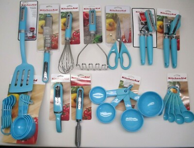 KitchenAid aqua turquoise blue (HTQA) kitchen utensils | eBay