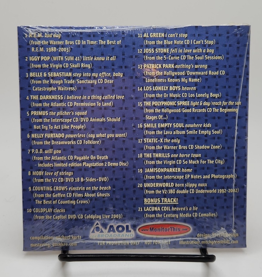 Monitor This! Dec2003/Jan 2004 CD Sampler, Sealed - Coldplay, Nelly ...