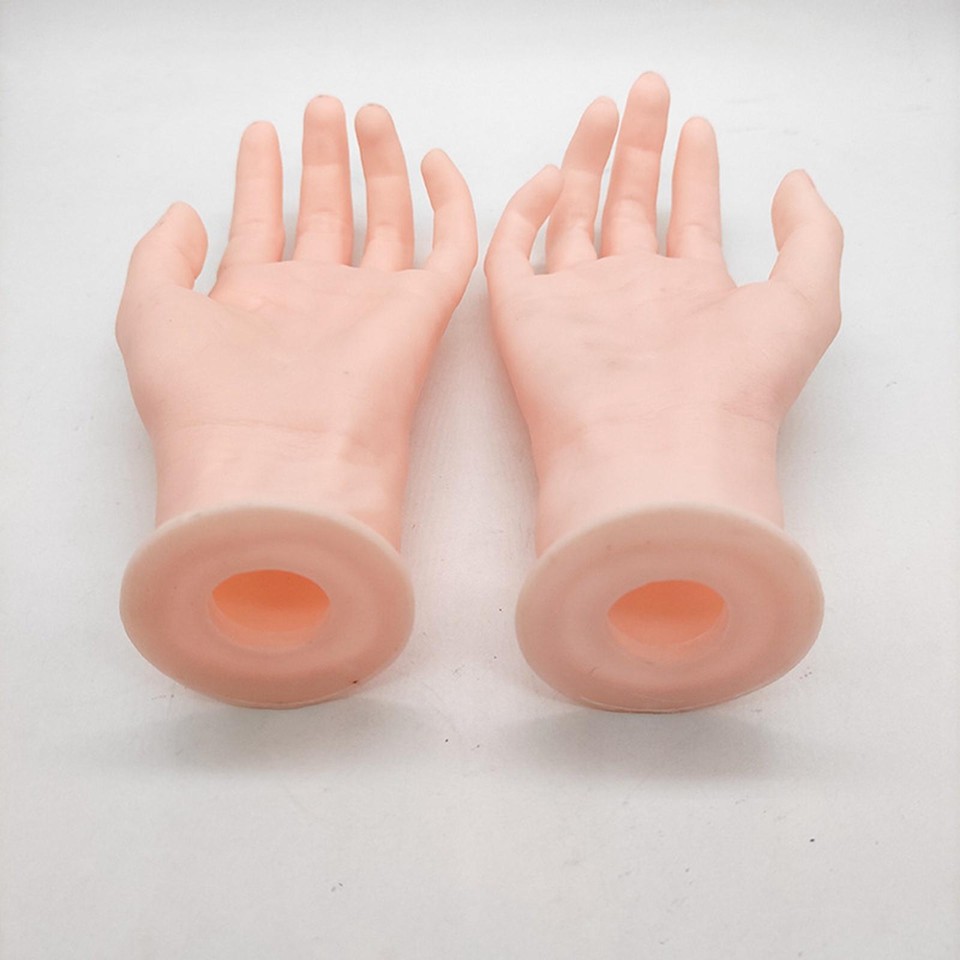 Silicone Mannequin Hand Model Bangle Silicone Practice Hand Photograph ...