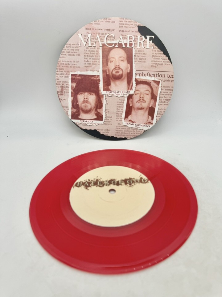 Macabre- Drill Bit Lobotomy 7" 45 RPM Vtg Death Metal LE Vinyl NM 2003 ...