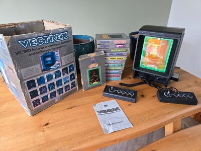 MB Vectrex console boxed with 2 controllers and 12 Boxed Games | eBay UK
