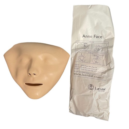 LAERDAL RESUSCI MANIKIN ANNE FACE CPR SKIN REPLACEABLE FAIR | eBay
