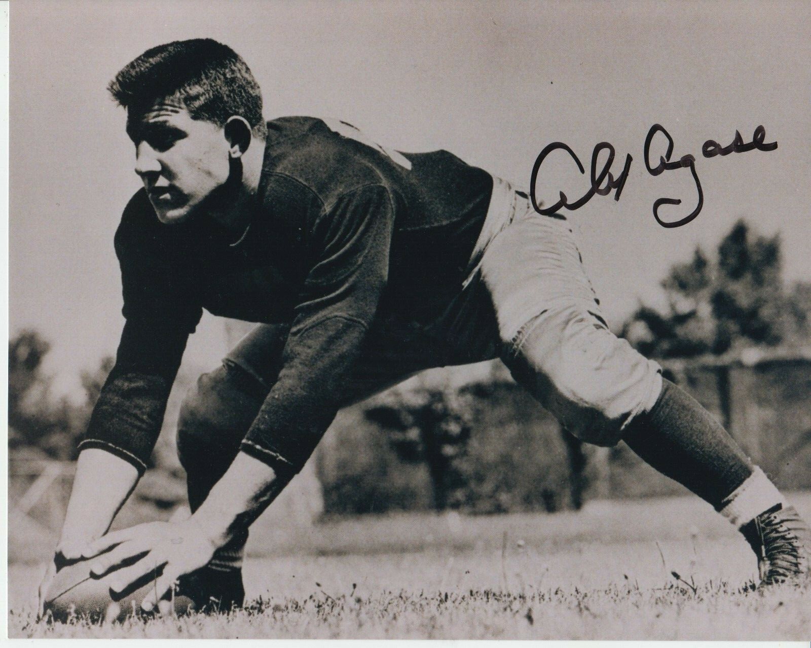 Alex Agase #0 8x10 Signed Photo w/ COA Purdue Boilermakers - | eBay