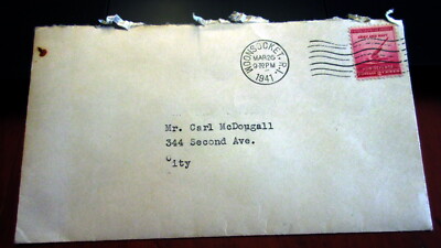 Postal History (Envelope); Army & Navy For Defense 2¢; Postmarked 26 ...