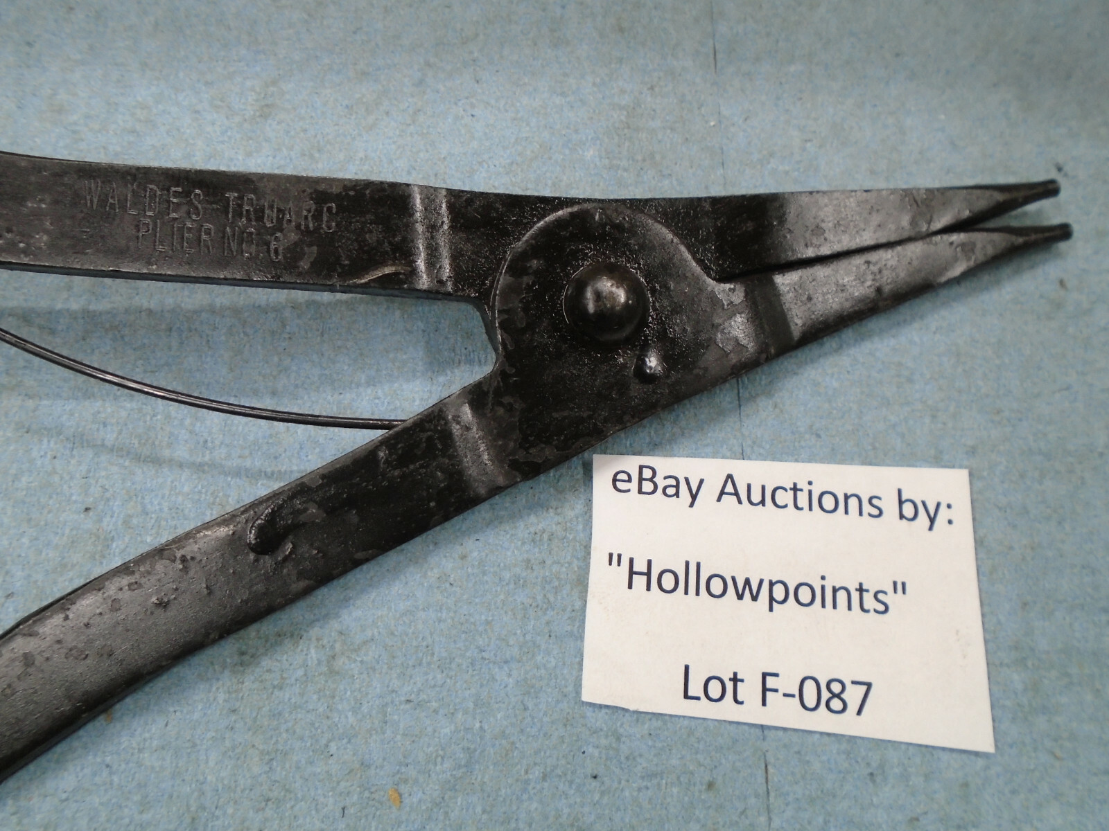 Waldes TruArc No. 6 External Snap Retainer Ring Pliers w/ Handle Spring ...