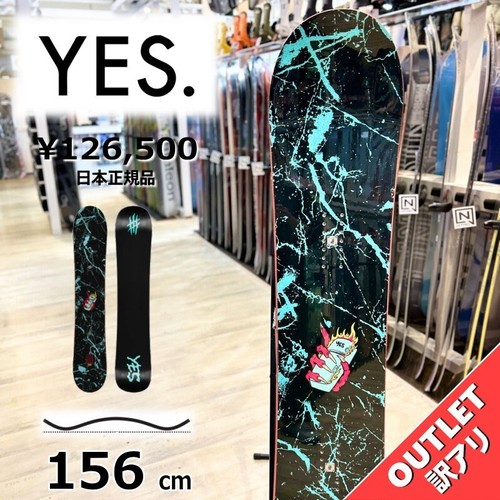 [Last 1 item] Men's Snowboard Board Out of Style YES FRIDGE 156cm 24-25 ...