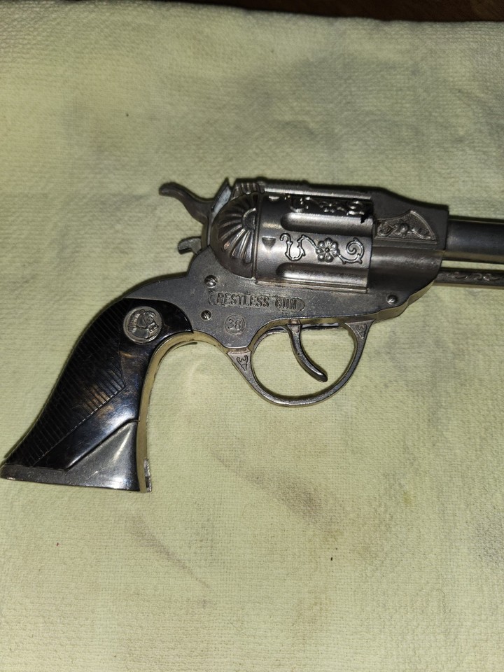 Rare Vintage 1950's ACTOY - RESTLESS GUN Cap gun | eBay
