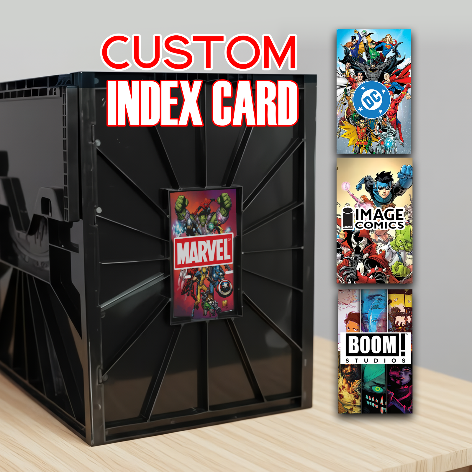 Custom Index Cards for BCW Short Comic Book Bin, Card Labels for Books ...