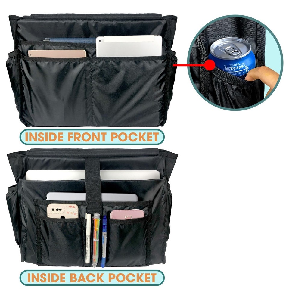 Waterproof Work Bag with Large Compartments, Padded Laptop Storage and ...