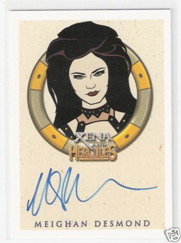 XENA & HERCULES - MEIGHAN DESMOND as DISCORD AUTOGRAPH | eBay