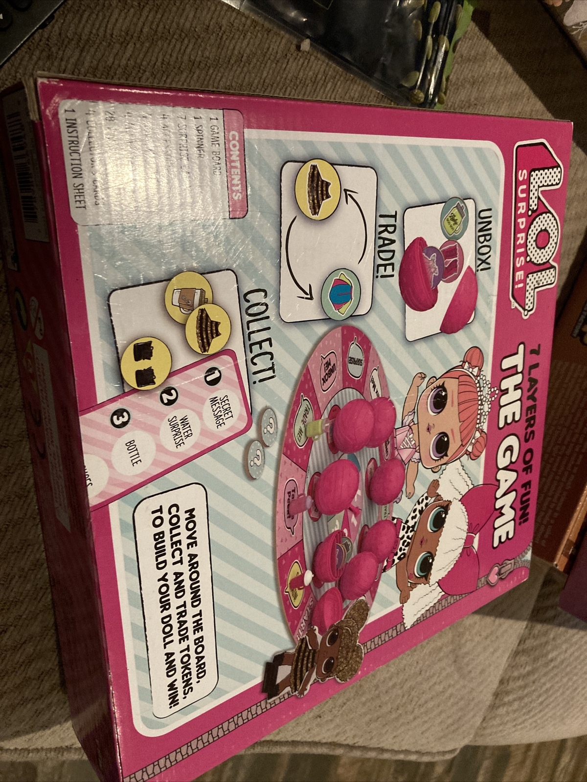 LOL Surprise Doll 7 Layers Of Fun The Game Children’s Board Game ...