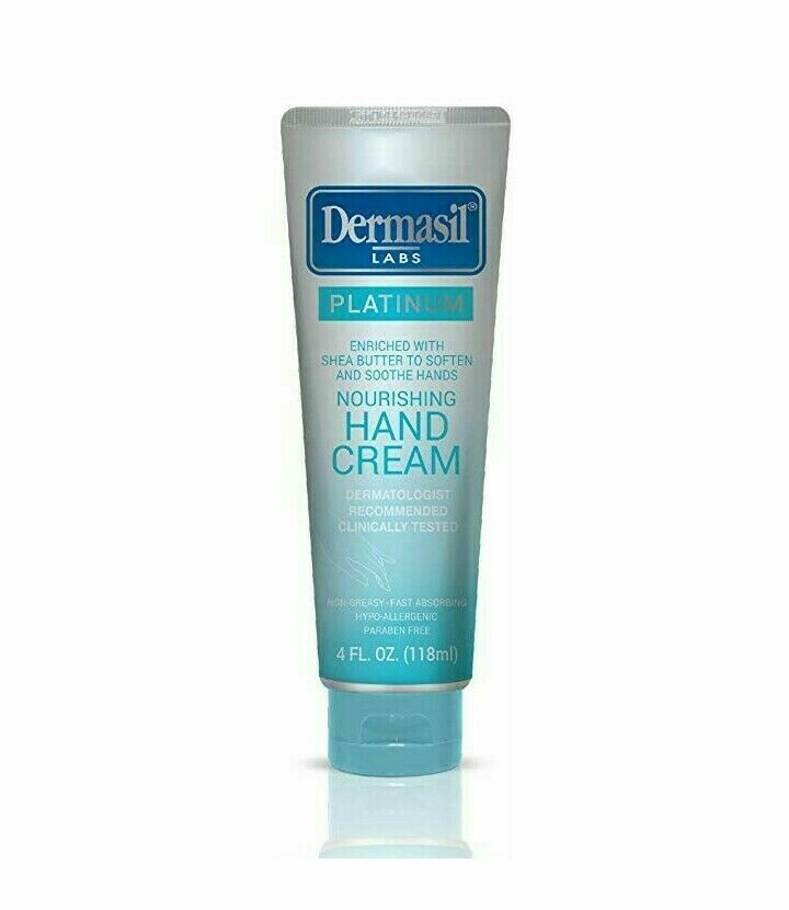 Dermasil Lab Platinum Nourishing Hand Cream Non-Greasy (1) 4 FL.OZ Tube ...