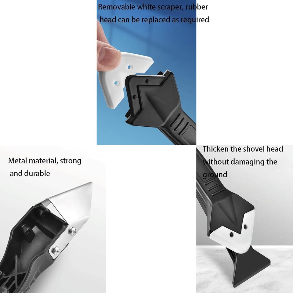 5 in 1 Silicone Sealant Remover Tool Kit Set Scraper Caulking Mould ...