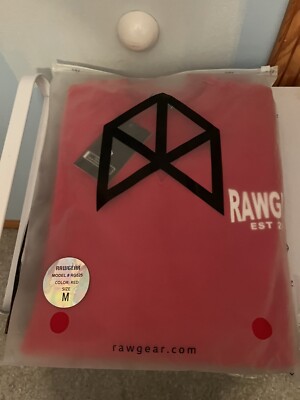 Raw Gear Hoodie Mens Medium Red Pullover | eBay
