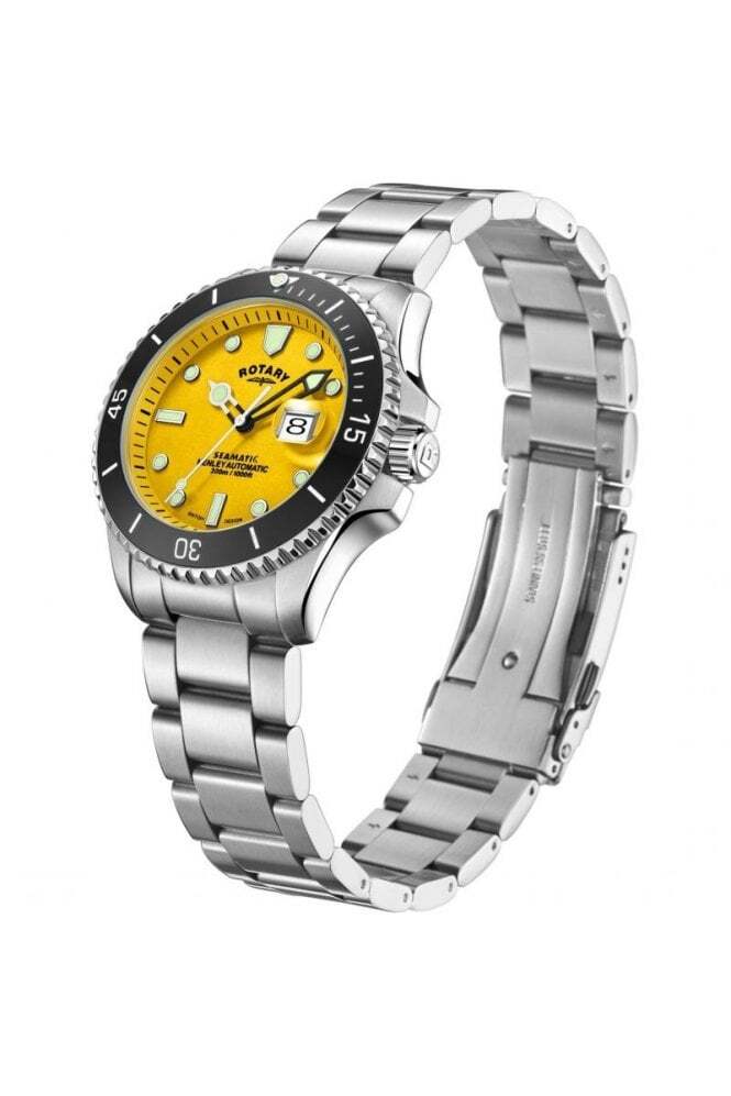 Rotary Henley Seamatic Automatic Divers 42mm 30ATM Watch GB05430/27 ...