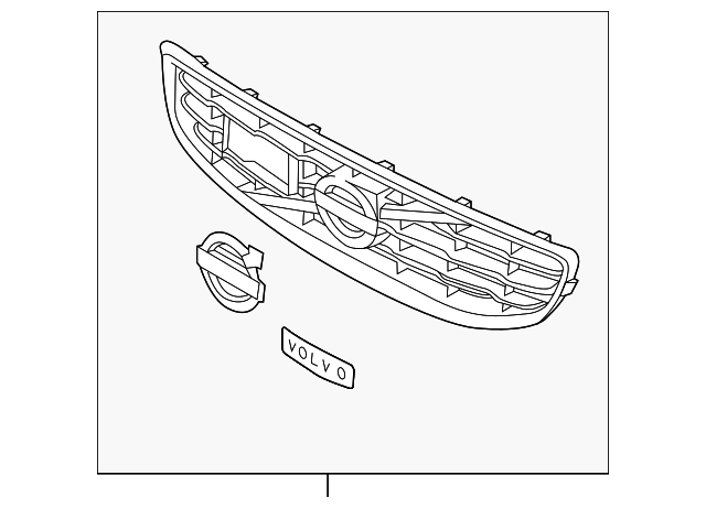 Volvo V60 Front Bumper Radiator Grille 31333834 OEM for sale online | eBay