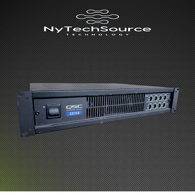 QSC CX168 Rack-Mount Audio 8-Channel Professional Power Amplifier | eBay