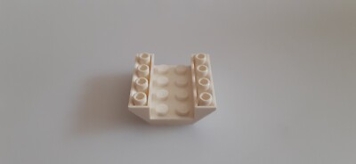 Lego Parts - Slope, Inverted 45 4x4 Double (#4854) - White - (1) | eBay