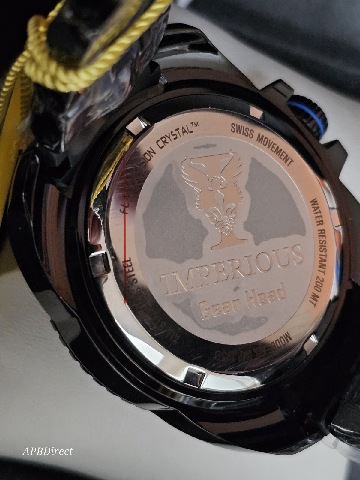 Invicta - IMPERIOUS- Gear Head - Swiss Ronda 515 Quartz 50mm - mens ...