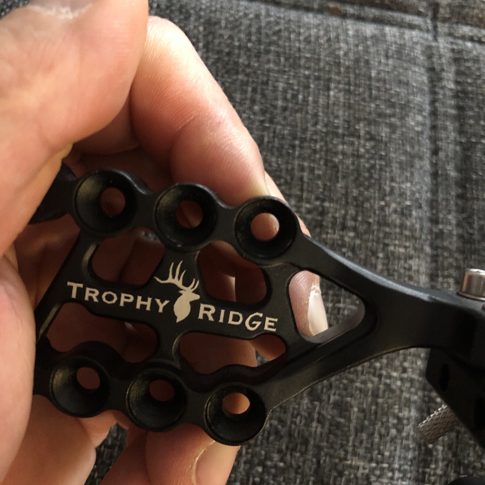 Trophy Ridge React-One Pro Dovetail 1-Pin Bow Sight .010/.019" Black ...