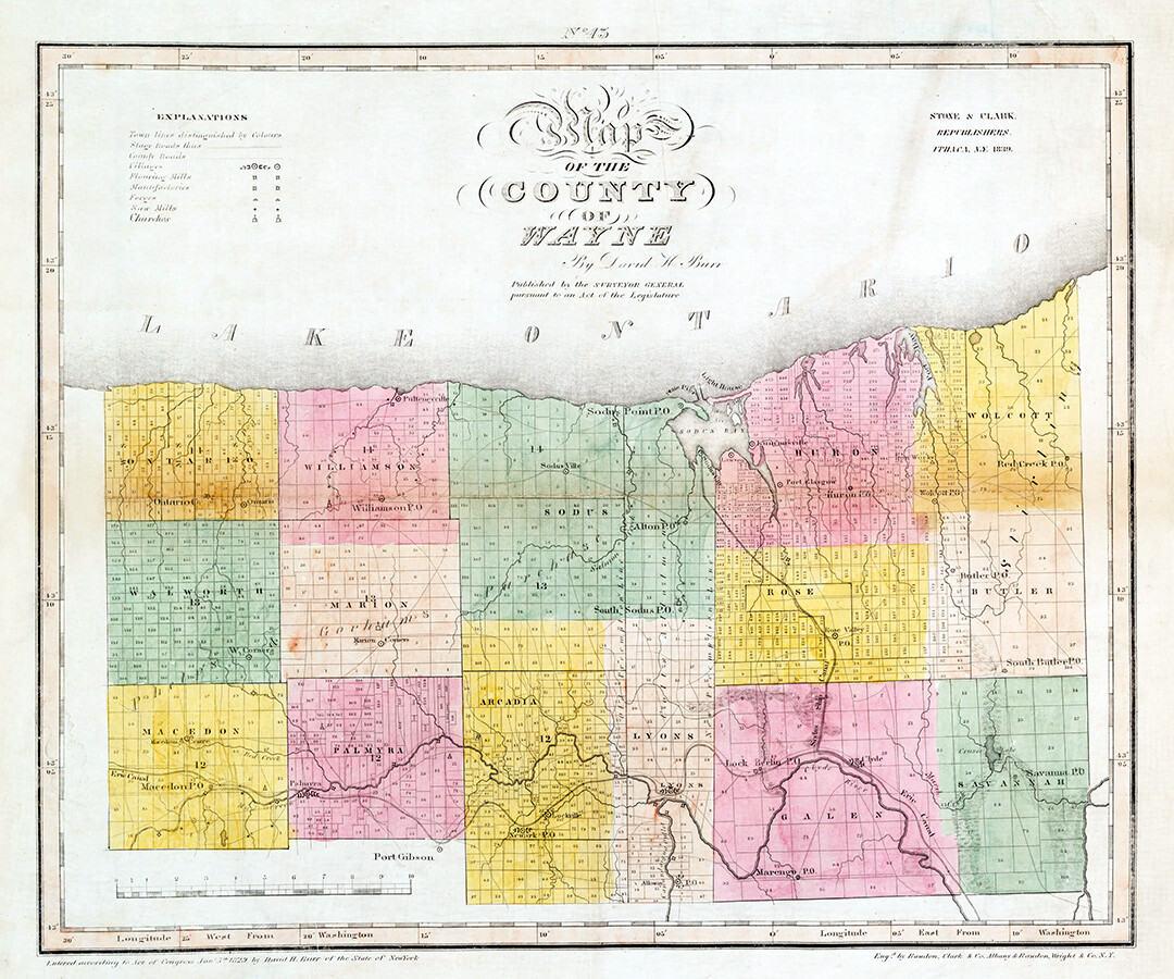 Wayne County Ny Map
