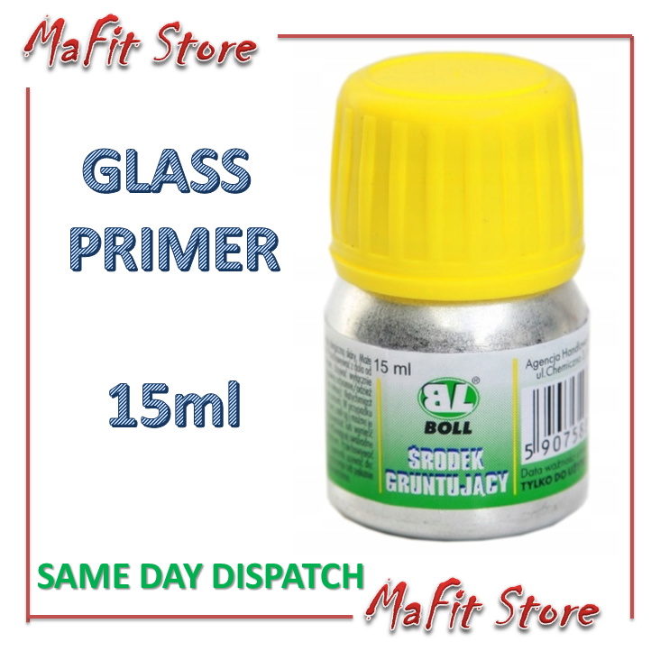 PRIMER GLASS WINDSCREEN BODY BLACK 15ml PROFESSIONAL CAR VAN CARAVAN ...