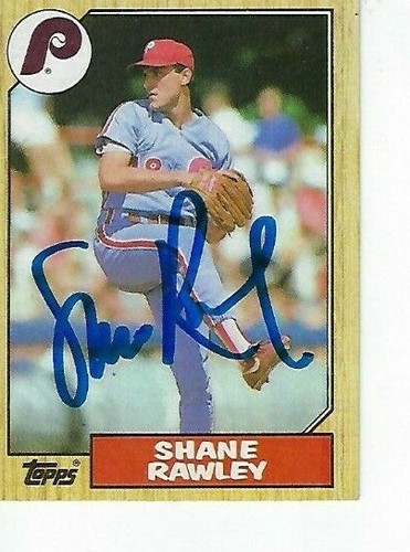 SHANE RAWLEY SIGNED 1987 TOPPS #771 - PHILADELPHIA PHILLIES | eBay