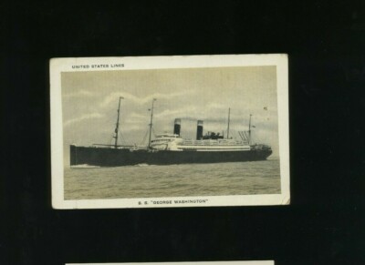 SS George Washington - United States US Lines - Vintage Cruise Ship ...