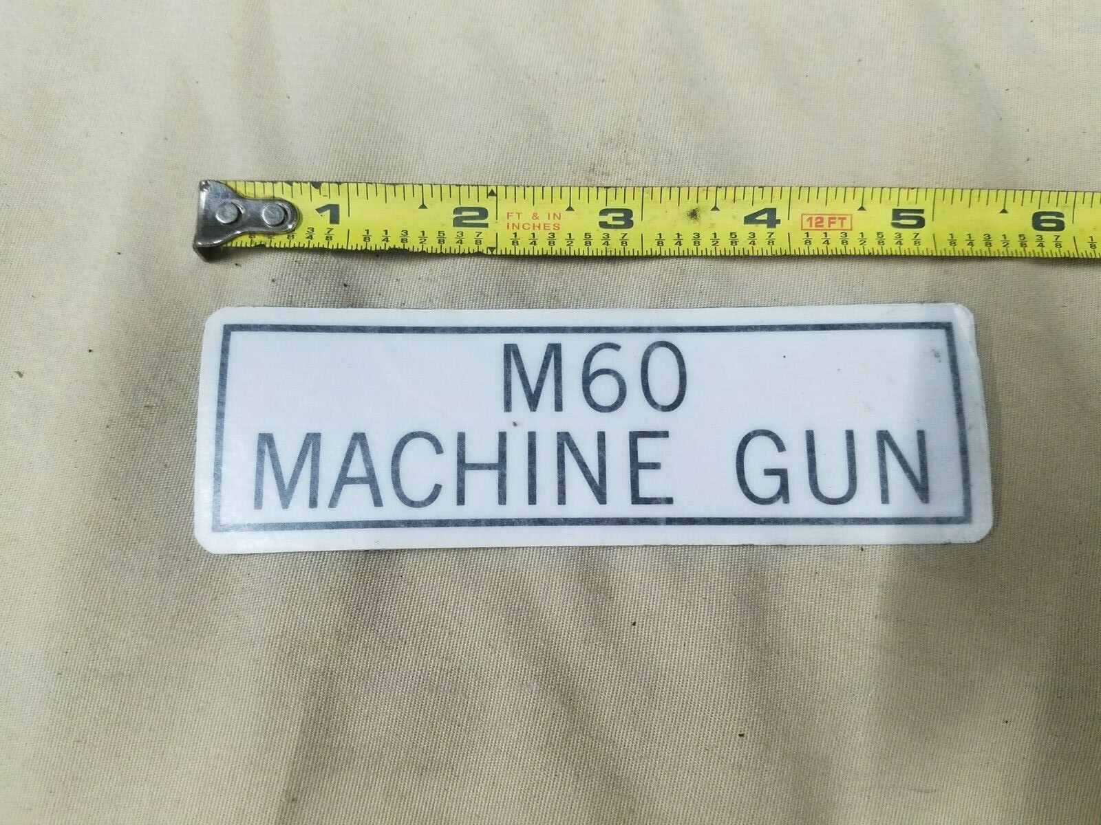 Military Vehicle M60 Machine Gun Decal M2 Bradley M113 APC Vietnam ...