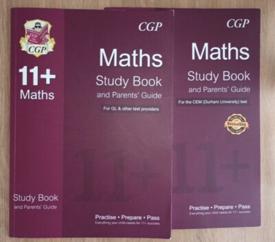 New 11+ Maths CGP Study Book with Practice Tests, CEM, GL and other ...