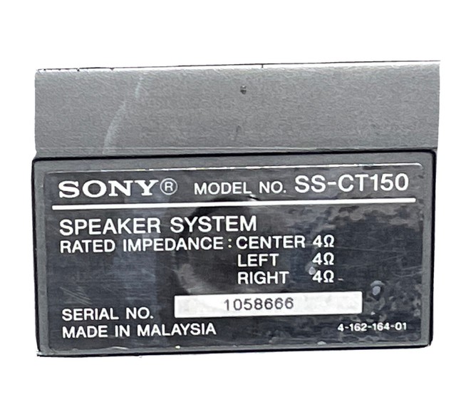Sony SS-CT150 TV Speakers for sale online | eBay
