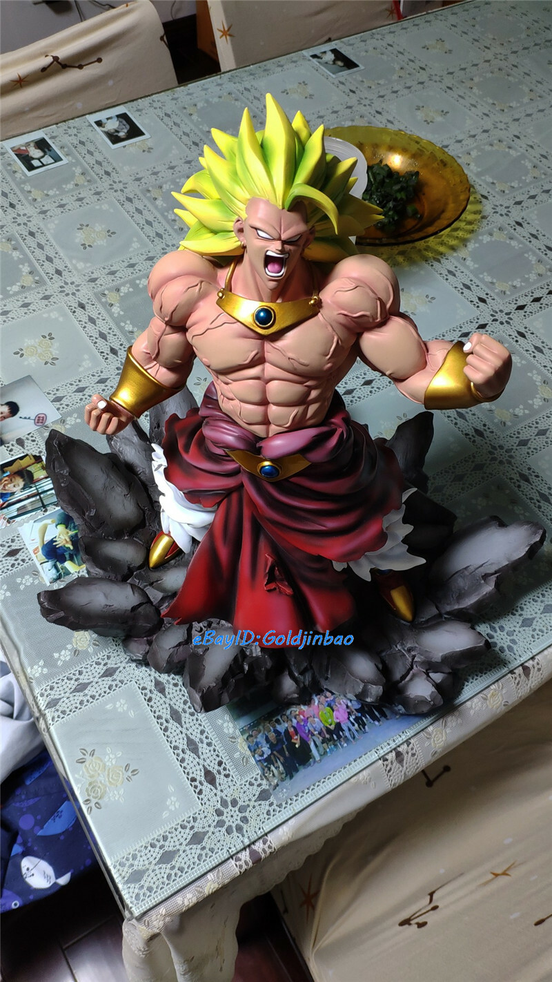 MRC DBZ Dragon Ball Z Super Saiyan 3 Broli Resin Model Painted Statue ...