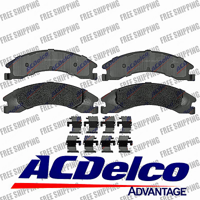Rear Semi Metallic Brake Pads 14D1329MH Fits 08-19 Ford Van E-350 Super ...