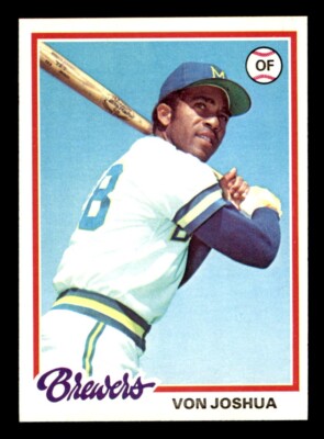 1978 Topps Baseball #108 Von Joshua NM/MT *d15 | eBay