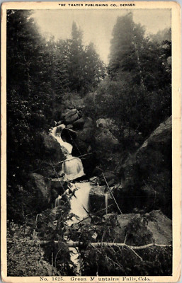 Green Mountain Falls Colorado CO Waterfalls Forest 1900s 1908 Postcard ...